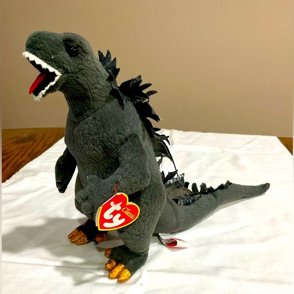 Ty | Toys | Rare Ty Classic Prehistoric Reptilian Godzilla Stuffed ...
